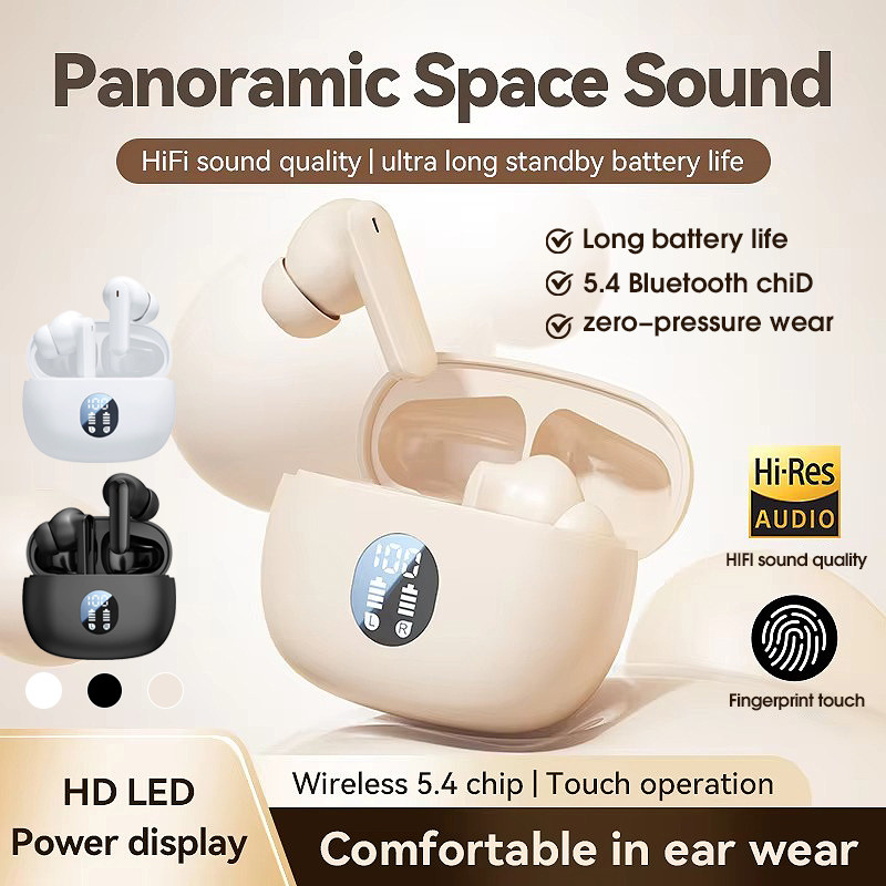 895B TWS Wireless Bluetooth Touch Control Earbuds LED Digital Display ...