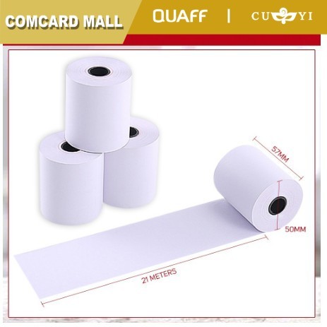 57x30mm || 80x50mm Thermal Receipt Paper Roll for Receipt Printers, POS ...