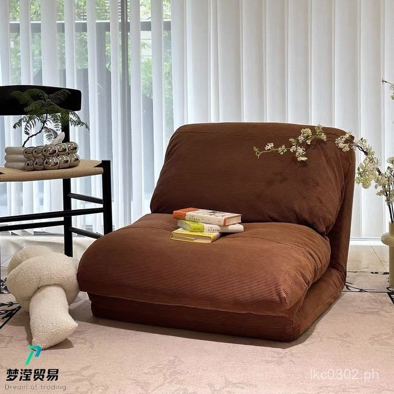 Trendy Living Room Lazy Sofa Recliner Bedroom Foldable Removable Small ...