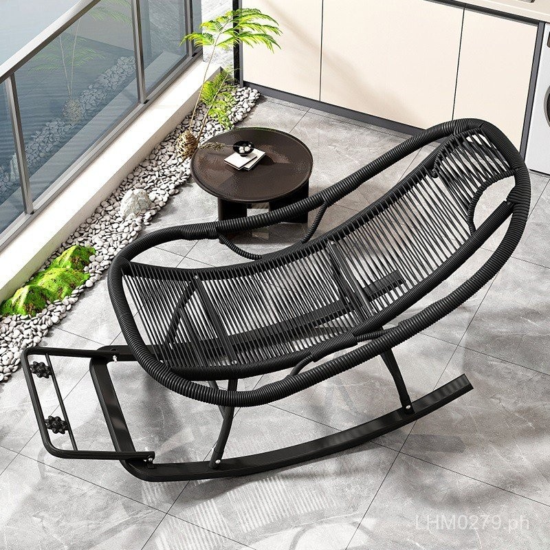 Home Rocking Chair Leisure Adult Living Room Nap Balcony Recliner Nap ...