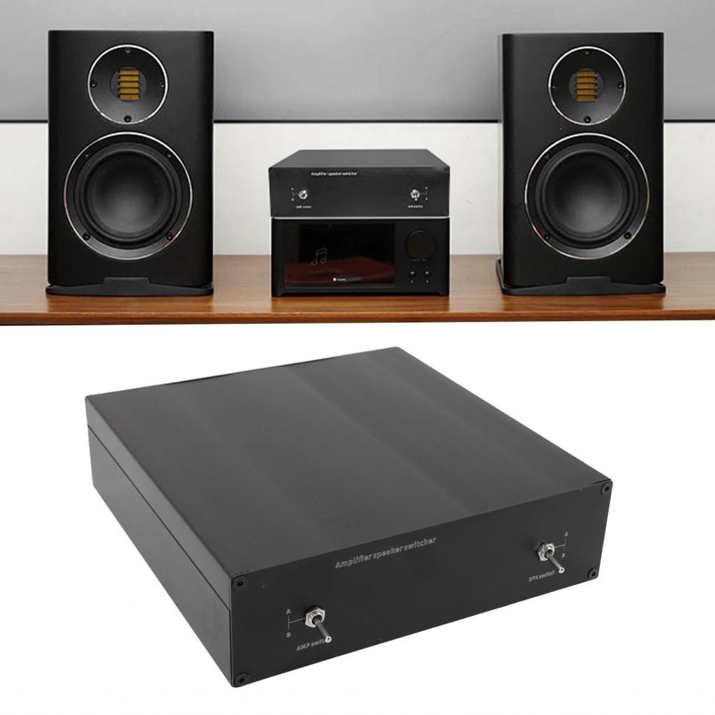 Maib Speaker Switch Selector Switcher Box 2 in Out Amplifier with ...