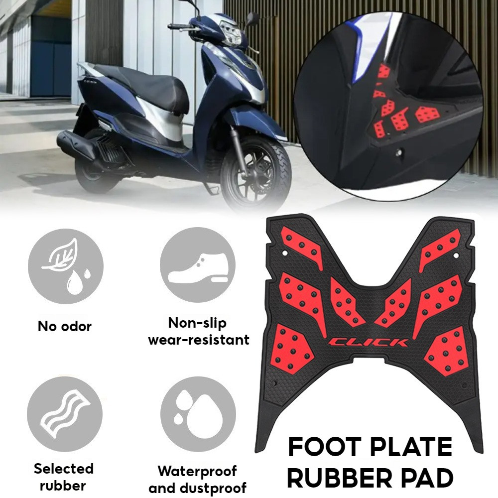 Honda Click 125i/150i Footboard Matting V2/V3/V4 with Bolts & Washers ...