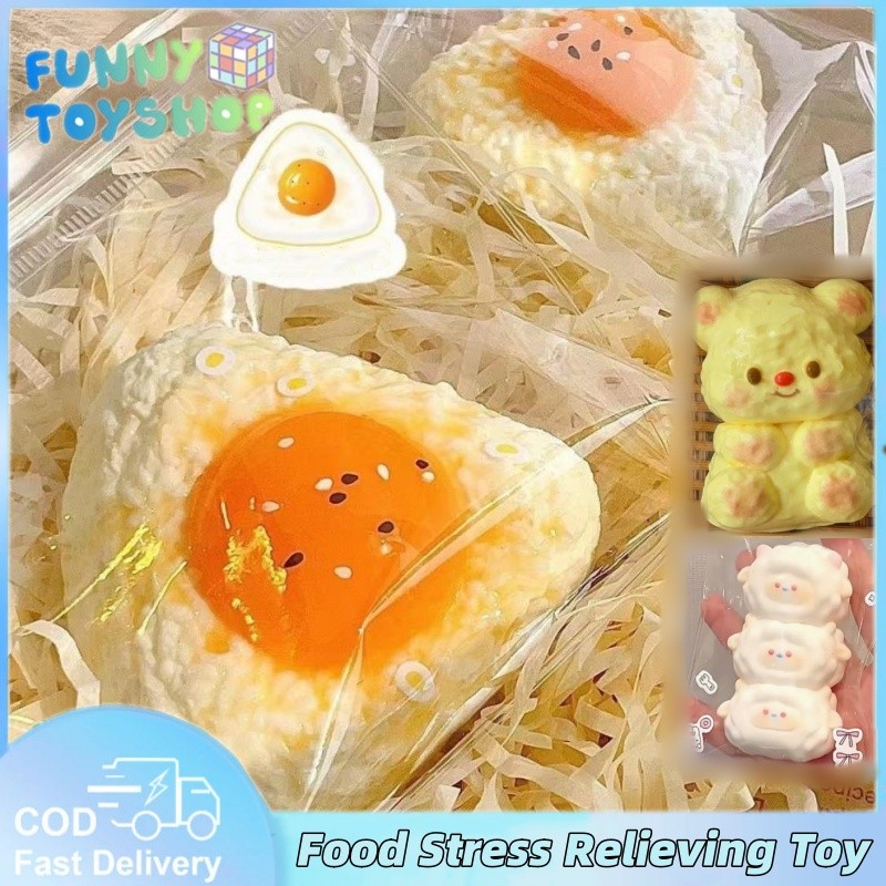 Imitation Food Squishy Squeeze Pinching Toys Stress Relief Fidget Toys ...