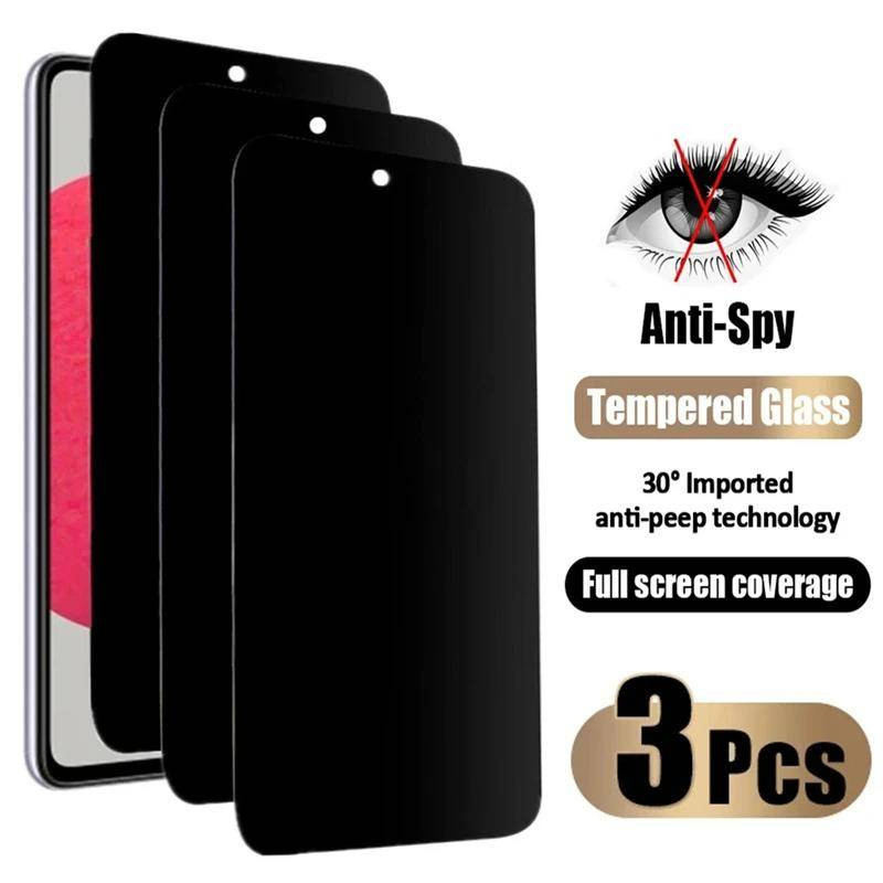 1-3Pcs Anti-Spy Privacy Tempered Glass for Xiaomi Redmi Note 13 12S 12 12C 14 14C 13C 11S 11 10C ...
