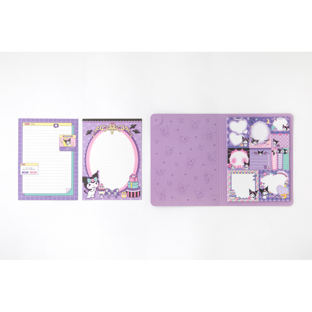 [Ready Stock] Kawaii Cute Sanrio Sticky Notes Memo Book Sticker Kuromi ...
