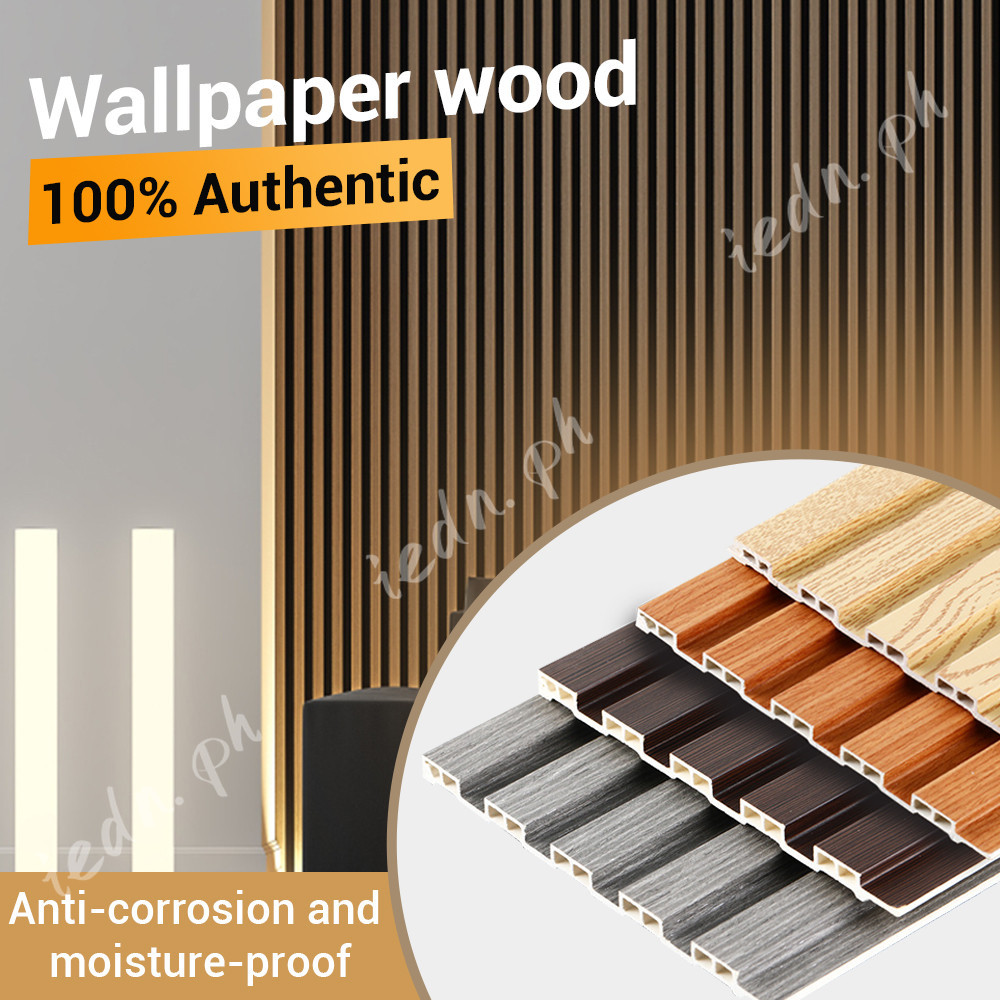 Waterproof Solid Wood PVC Panel Board 3D Home Living Room Wall Decor ...