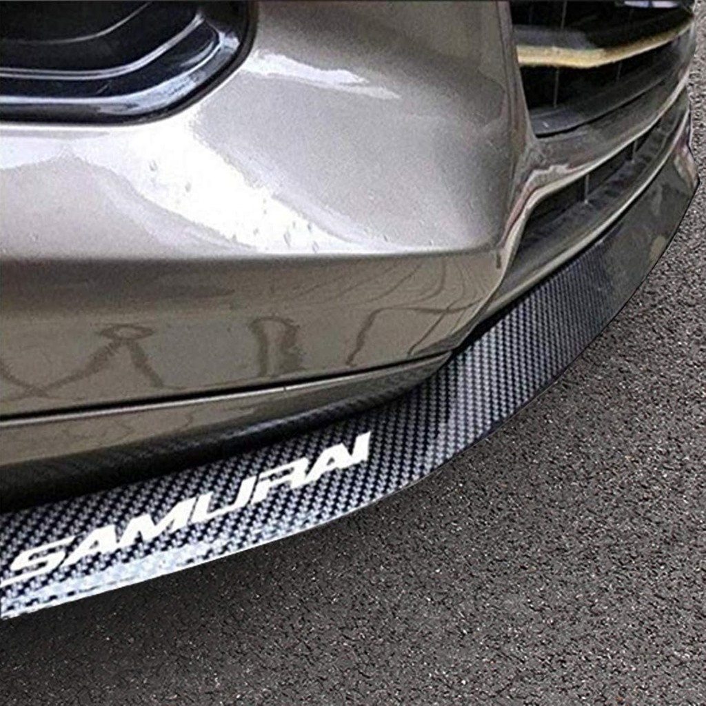 Front Lip Auto Parts 2.5m/8.2ft Car carbon fiber front lip,Front Bumper ...