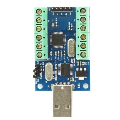 USB interface 10 channels 12Bit AD sampling data acquisition STM32 UART communication ADC module ...