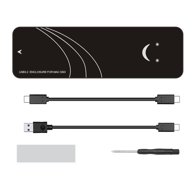 20Gb USB 3.2 GEN2*2 Macbook SSD Enclosure NVME M2 SSD Case For Apple ...