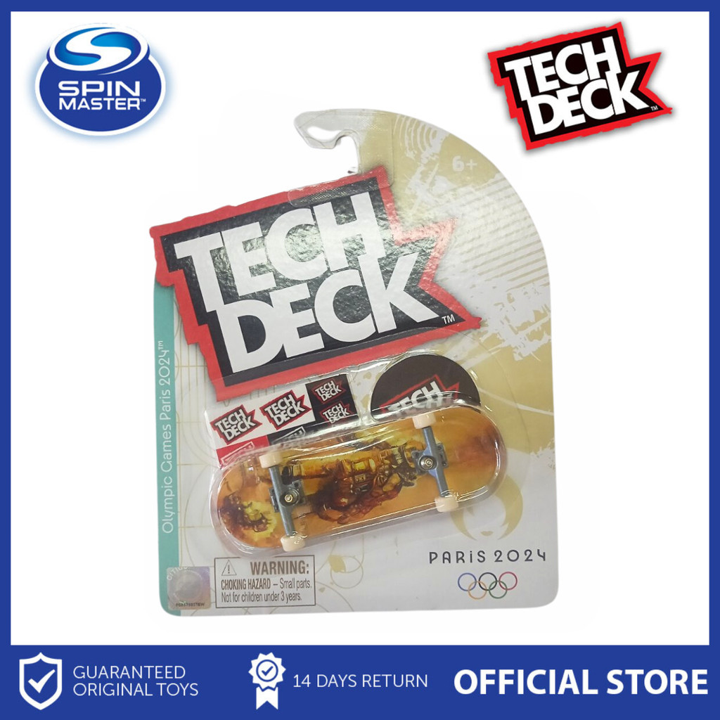 Tech Deck 96mm Basic Board Olympics Games Paris 2024 Mini Fingerboard ...