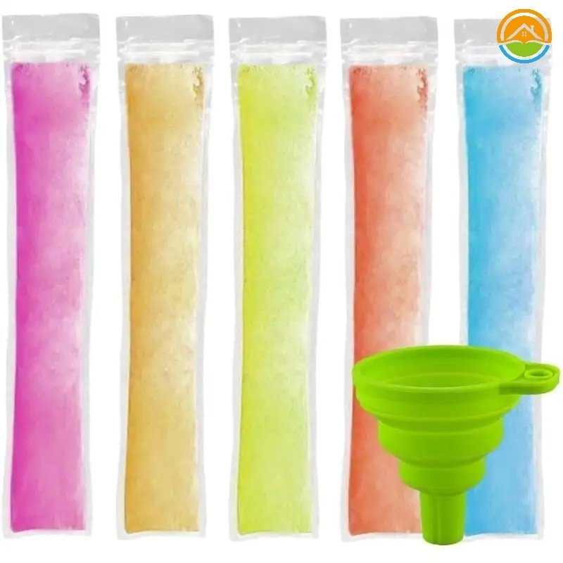 20/50Pcs Disposable Transparent Ice Popsicle Mold Bags/Homemade Freezer ...