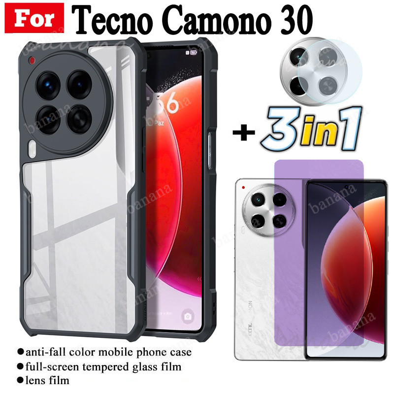 3 in 1 Tecno Camon 30 Pro Shockproof Phone Case for Tecno Camon 30 4G ...
