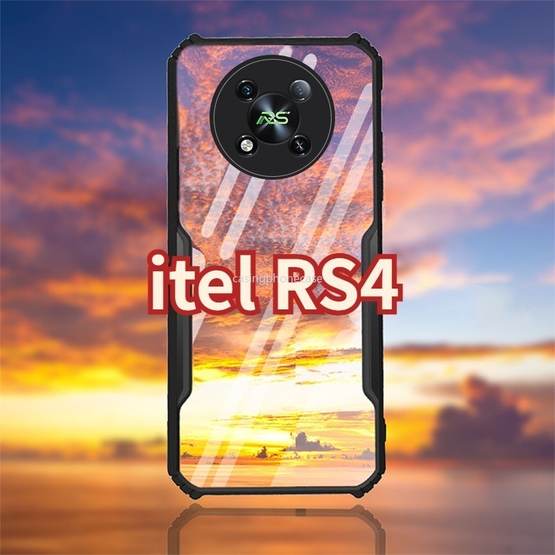 Casing For itel RS4 R S4 S24 S 24 2024 AirBag Soft Shockproof Phone ...