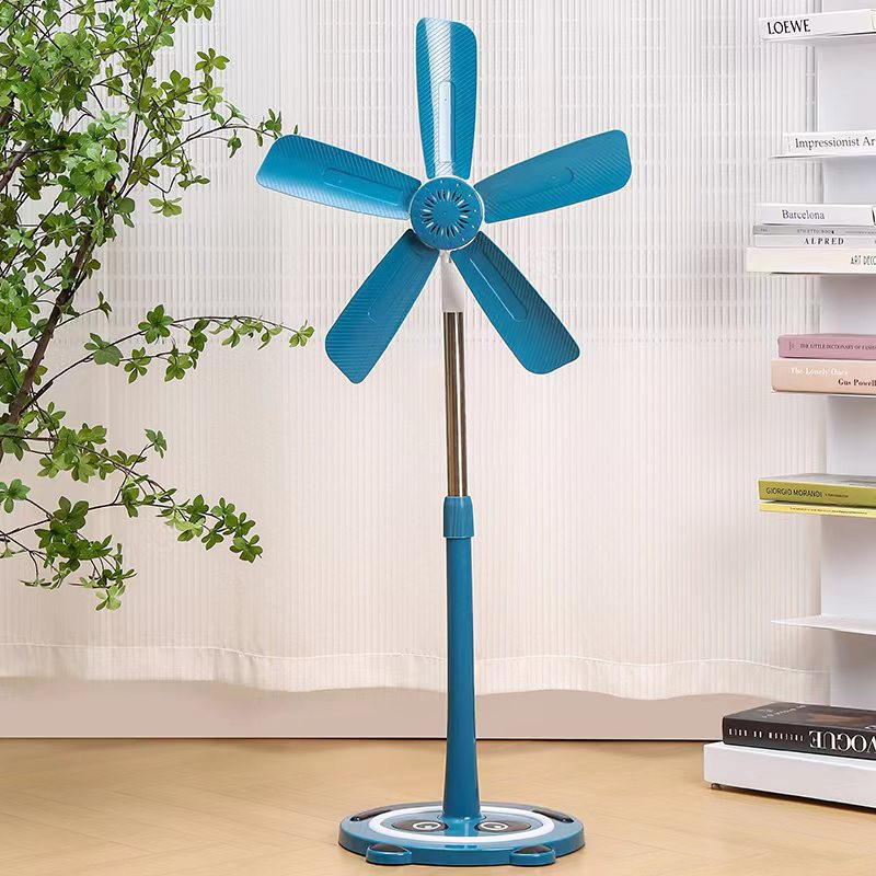 5-blade cute design floor fan 20-inch plastic fan blades home electric ...