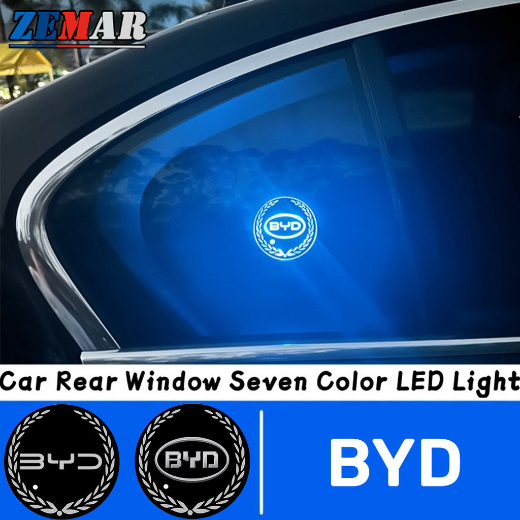 Universal BYD Car Triangle Window LED Decorate Light Car Rear Window ...