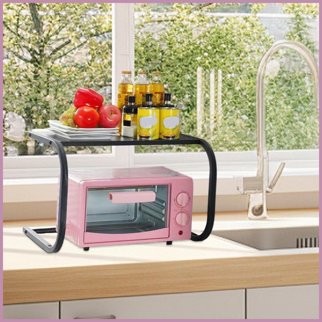 Countertop Microwave Shelf Desktop Kitchen Storage Microwave Stand ...