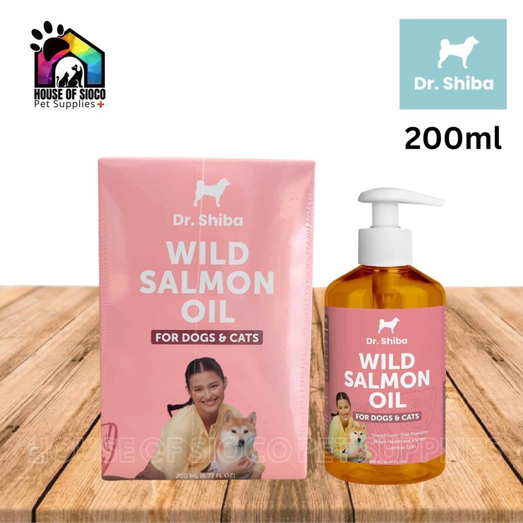 Dr. Shiba Wild Salmon Oil For Dogs & Cats 200ml | Shopee Philippines