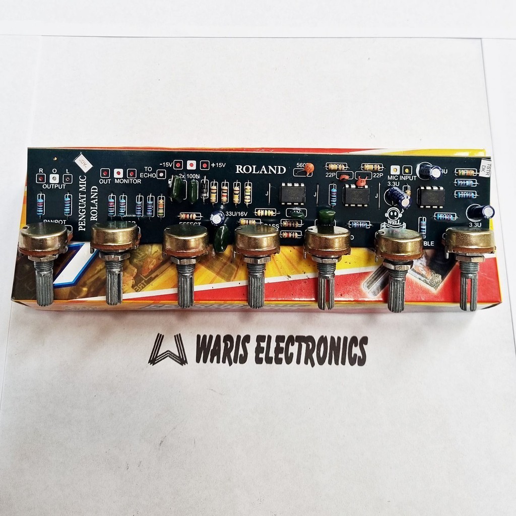 Roland 7 potentio mic amplifier | Shopee Philippines