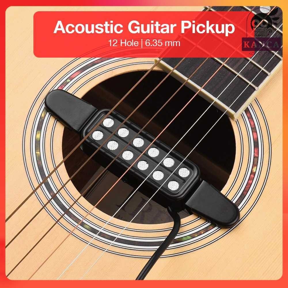 Fishman Acoustic Guitar Pickup Microphone Guitar 12 Hole 6.35mm 3m - P ...