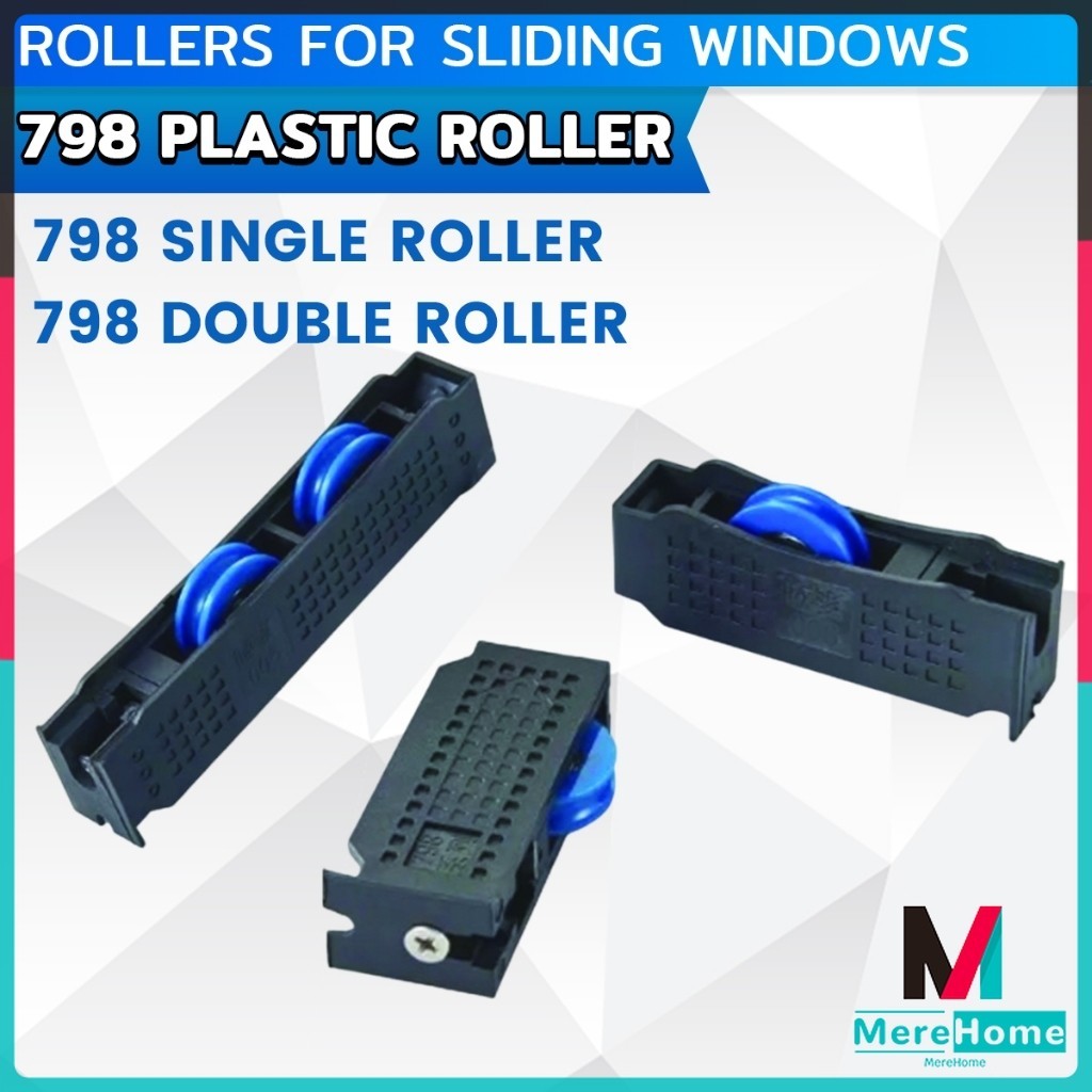 MereHome 798 Plastic Roller for Sliding Windows (1pc) Single-Roller ...
