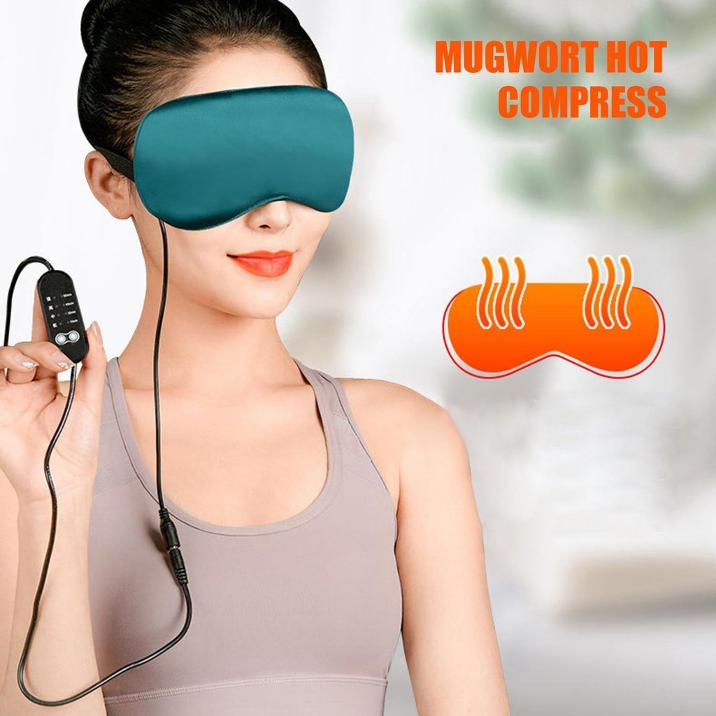 Heated Eye Patch Eye Heat Compress Electric Eye Warming Pad Adjustable ...