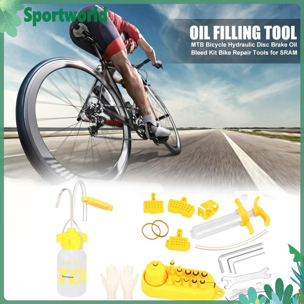 MTB Bicycle Hydraulic Disc Brake Oil Bleed Kit for SRAM Tektro Bike ...