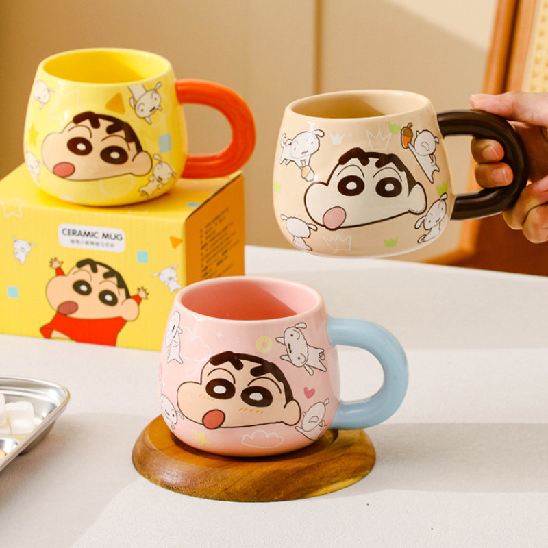 Genuine Edition Crayon Shin-chan Co Branded Styles Relief Ceramic Mug ...