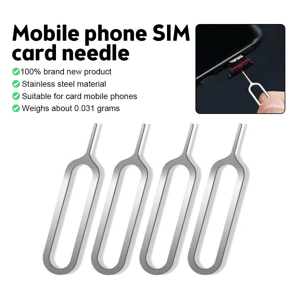 100 Pieces Mobile Phone SIM Card Removal Tools Universal Sim Card ...