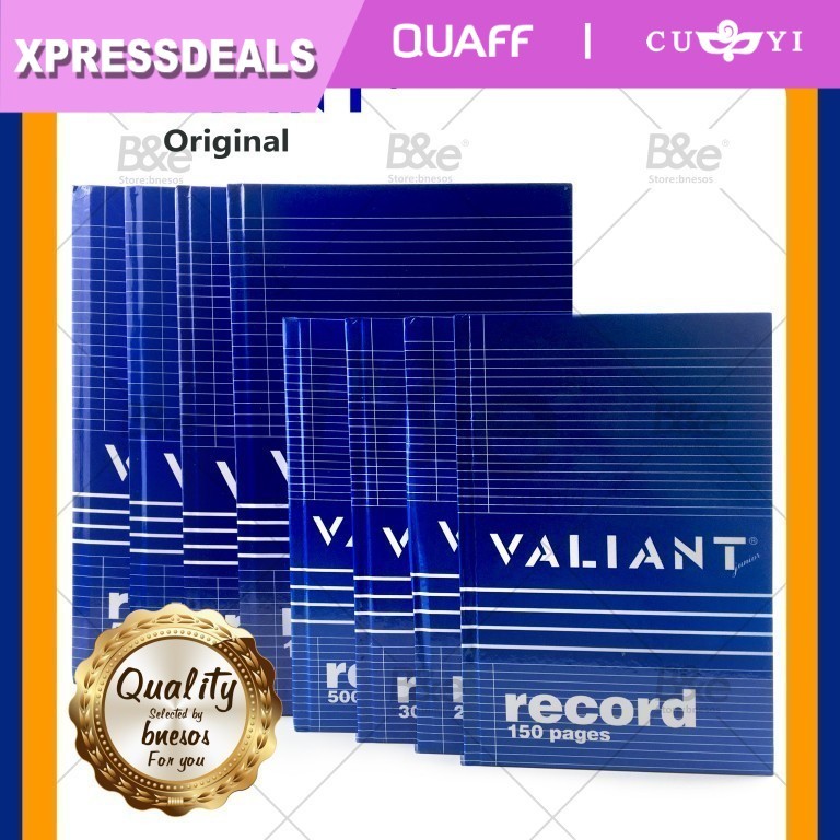 Valiant Record Book Junior And Big 150 | 200 | 300 | 500 Pages ...
