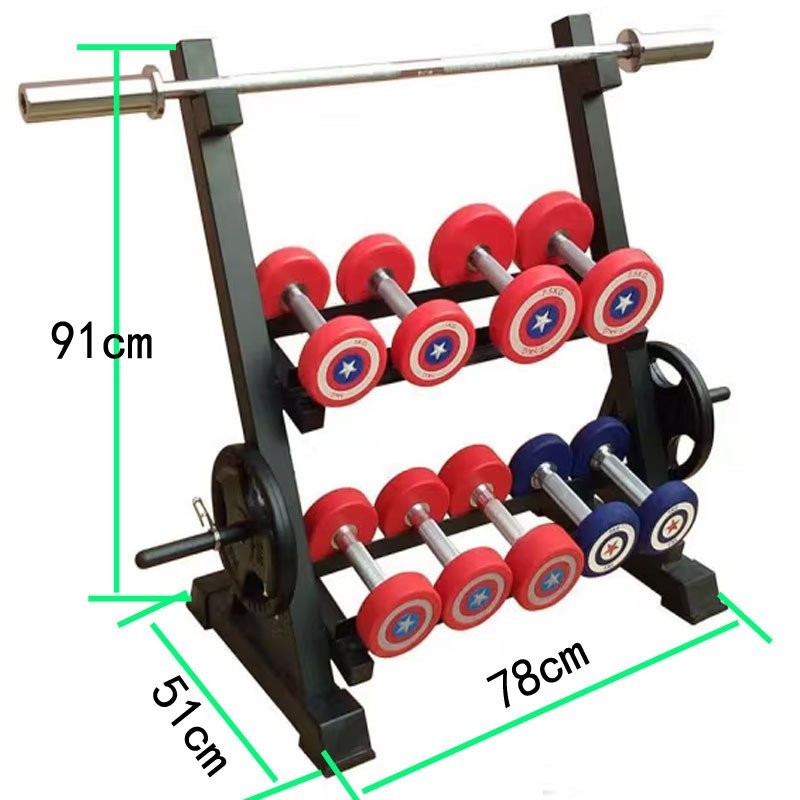 New style matte a Dumbbell Rack Stand Dumbbell Holder Fitness Equipment ...