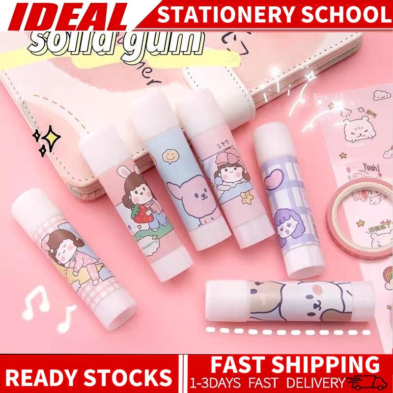 Cute Cartoon PVA bulk solid glue office supplies small 9g solid glue ...