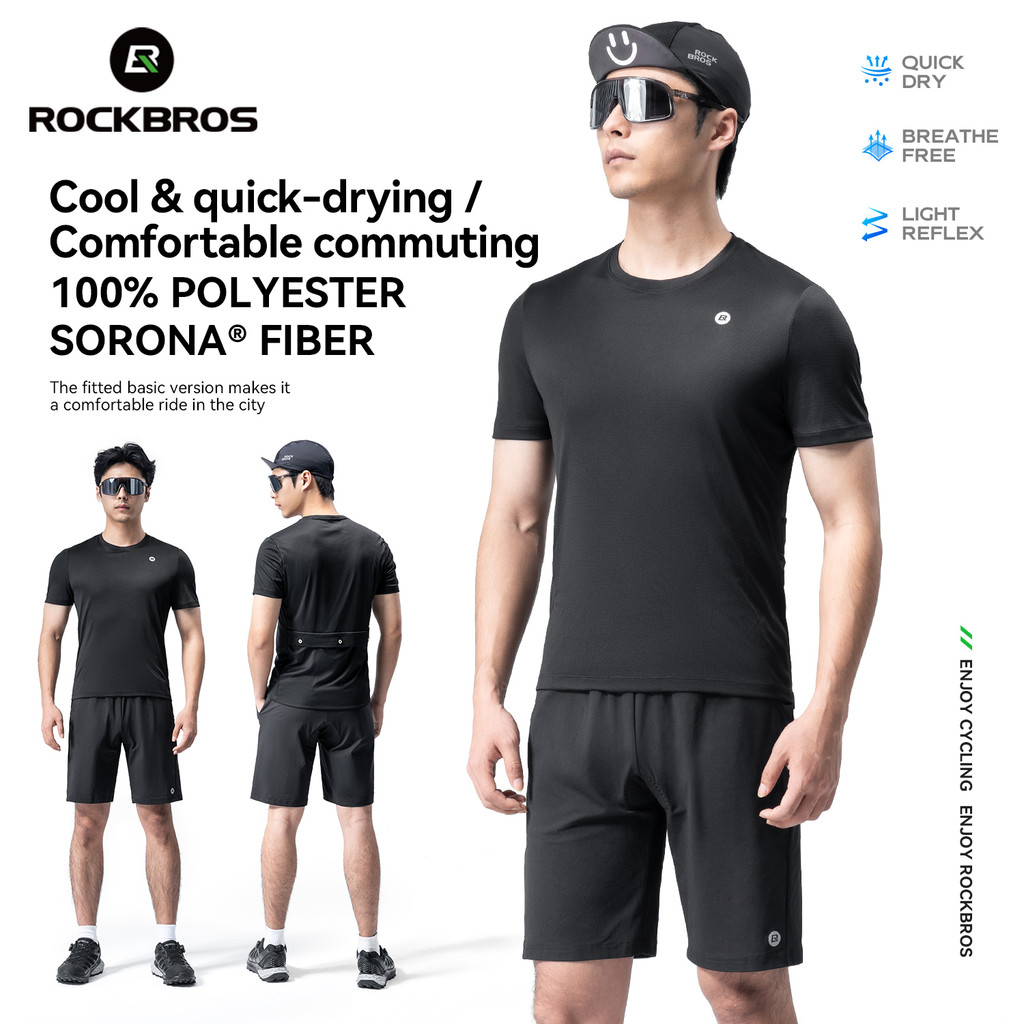 ROCKBROS Cycling Suit 100% Sorona® Polyester Breathable Quick-Dry ...
