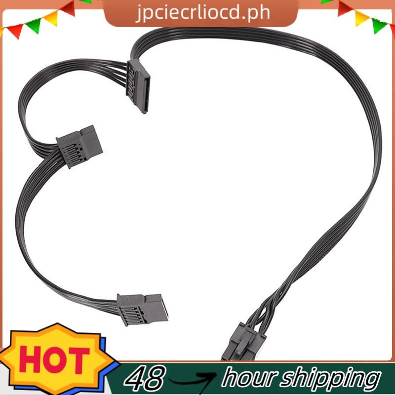 hot sale6 PIN to 3x Sata Power Cable 6Pin to 3 SATA Cable Hard Drive ...