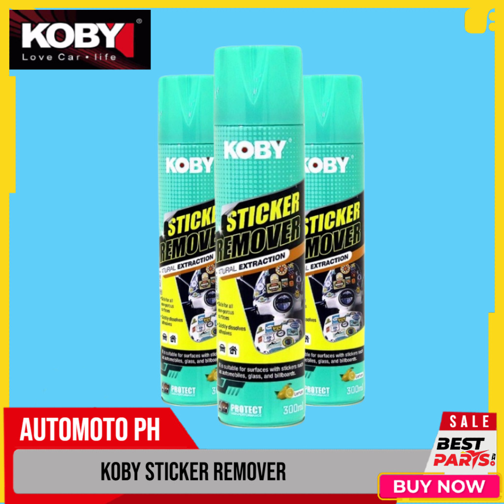 KOBY Sticker Remover 300ml High Quality & Performance Lemon Scent ...