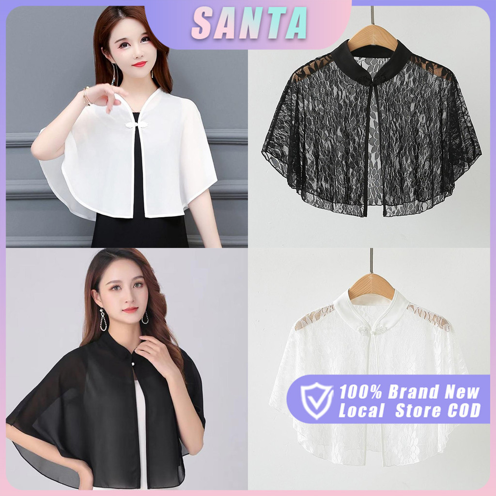 Thin Chiffon Shawl Jacket Fashion Large Yards Tulle Shawl Cape For ...