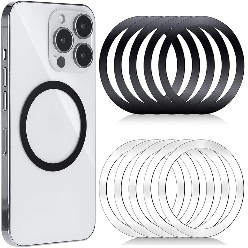 Metal Plate Sticker Ring For MagSafe Wireless Charger Mobile Phone ...