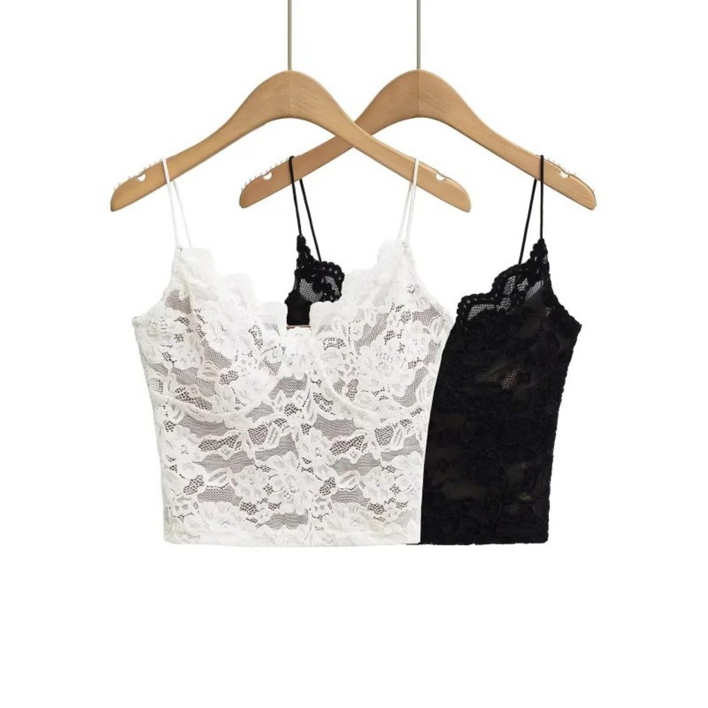 2025 new ins French lace pure desire to wind inside with sexy chest ...