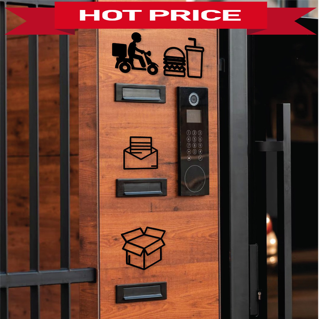 Outdoor Acrylic Signage for Food, Delivery, Parcel and Mail Sign ...