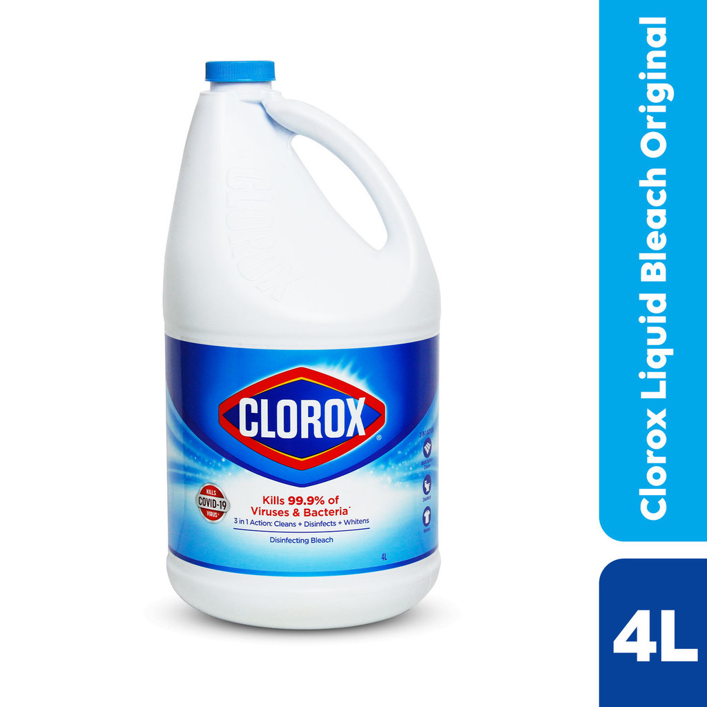 IWG Clorox Liquid Bleach Original 4L | Shopee Philippines