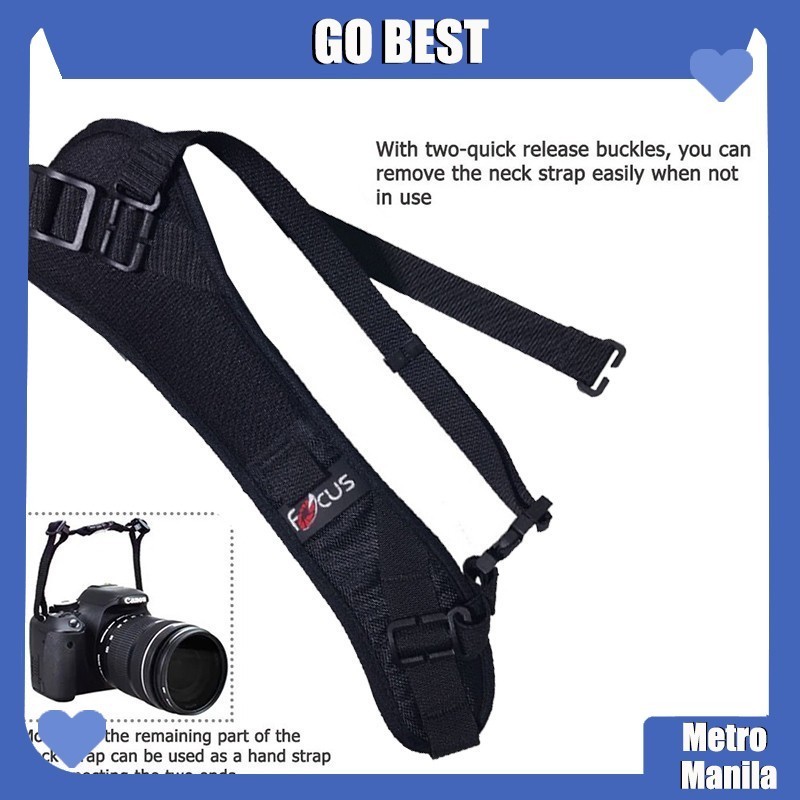 Dslr Camera Shoulder Strap Quick Release And Safety Strap Adjustable ...
