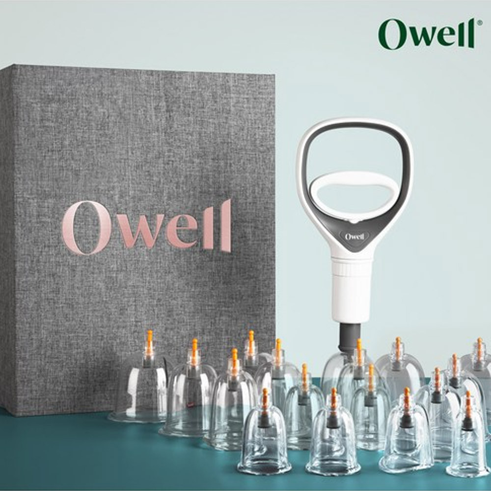 Owell Korea 18Cups Premium Buhang Cupping Full Set Therapy Body Healthy ...