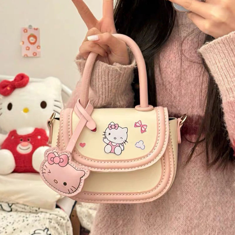 [Haroro] Sanrio Shoulder Messenger Bag Hellokitty DIY Handmade Bag ...