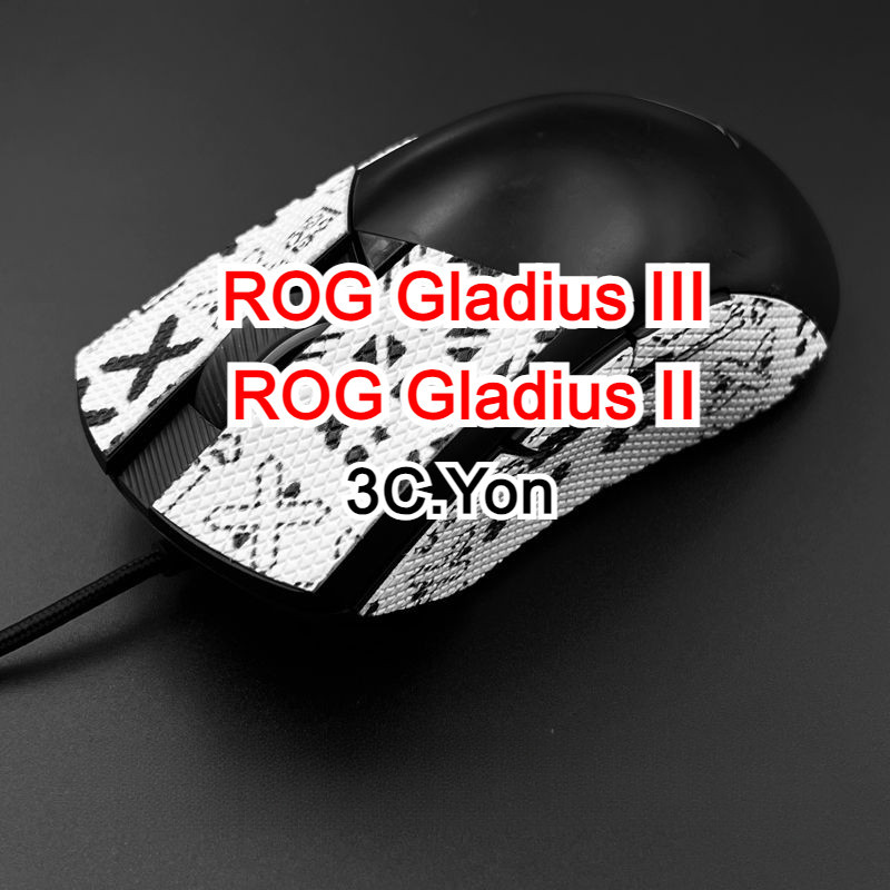 Mouse Skin ROG Gladius III Wireless Gaming Mouse Anti-Slip Side Grips ...