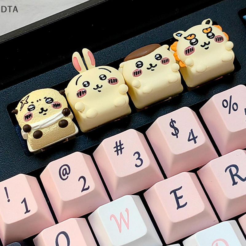 DTA 2024 Trendy Periphral Chiikawa Keycap Cartoon Kawaii Creative ...
