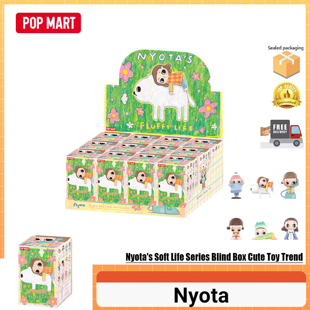 Popmart Nyota's Soft Life Series Mystery Box Cute Toy Trendy Gift ...