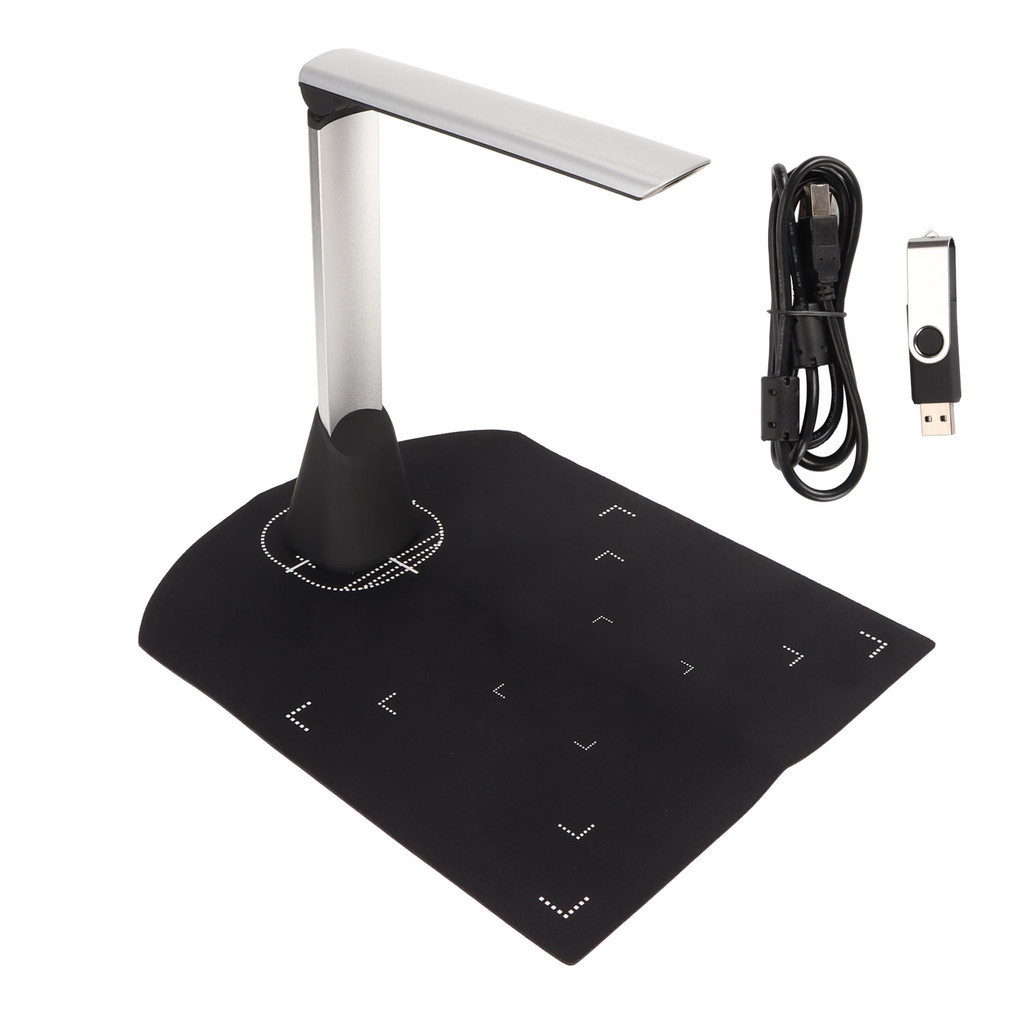 Document Scanner 5MP USB Book Scanner OCR Recognition Foldable Portable ...