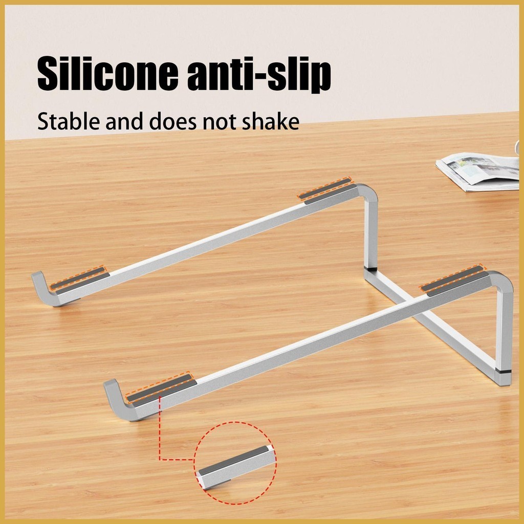 Foldable Laptop Stand Aluminum Laptop Stand Riser Lightweight Ergonomic ...