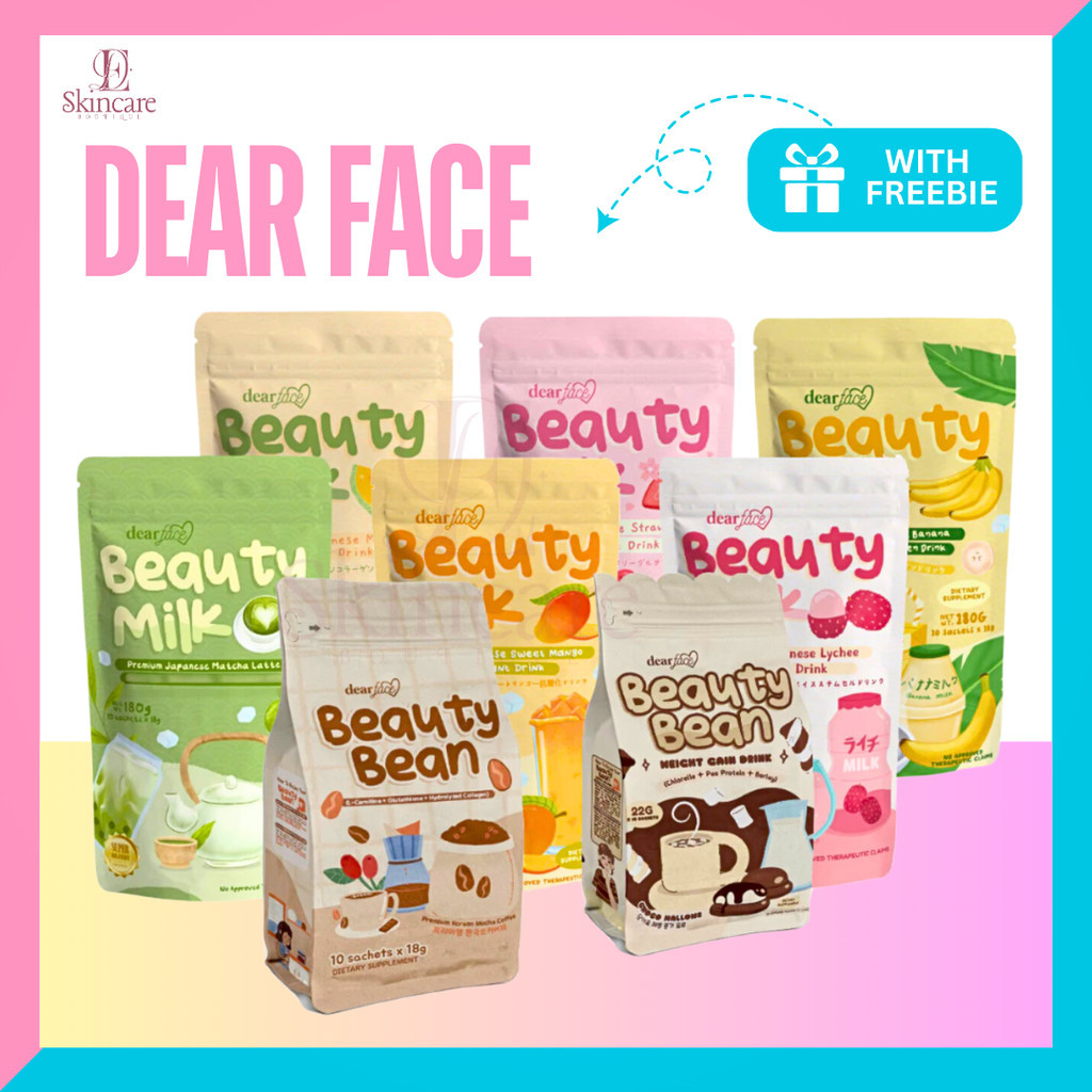 Dear Face Collagen Drink Beauty Milk | Beauty Bean | Shopee Philippines