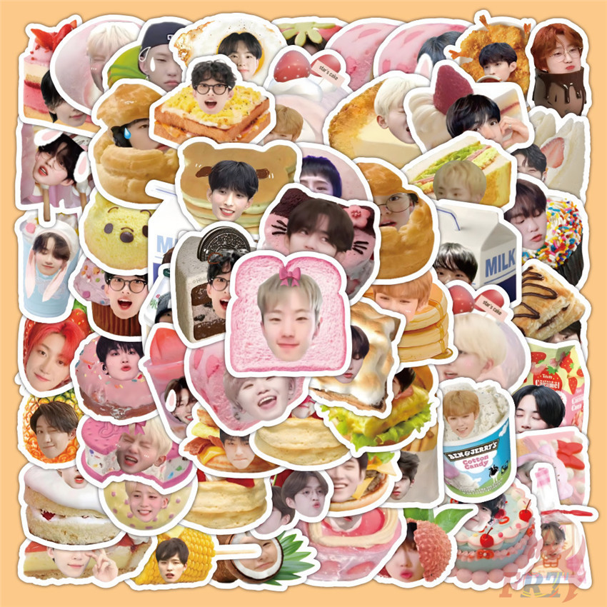 60Pcs/Set Seventeen . Delicious Food Stickers DIY Fashion Decals Doodle ...
