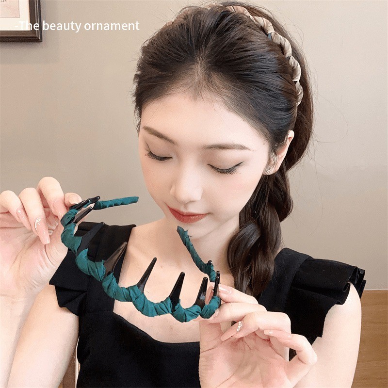 2024 Wrapped Big Wave Headband Female High Headband | Shopee Philippines